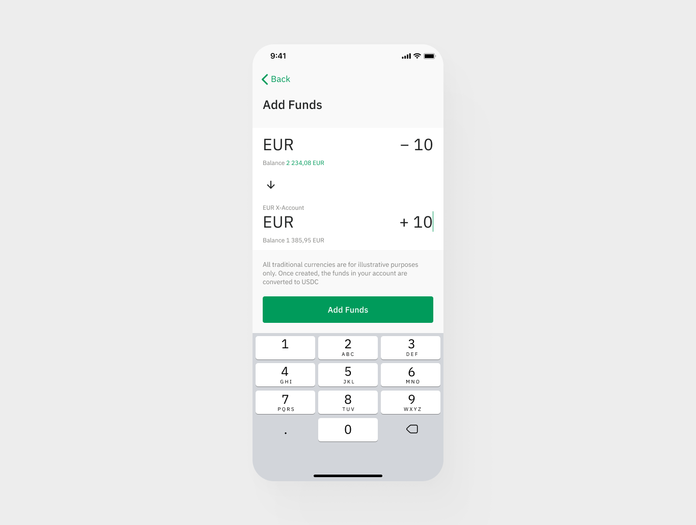 How to add funds to X-Accounts