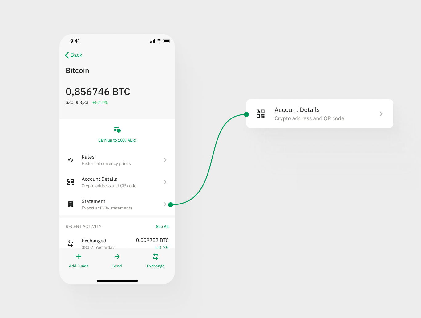 How to find your crypto account address